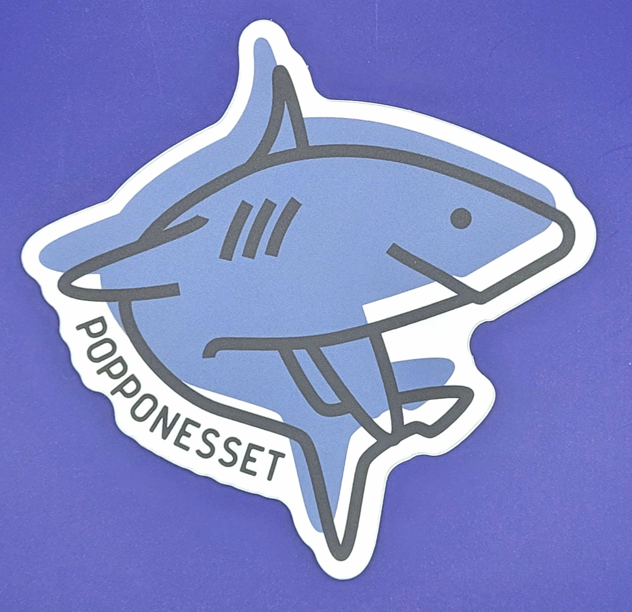 Poppy Shark Sticker – Popponesset Beach Company