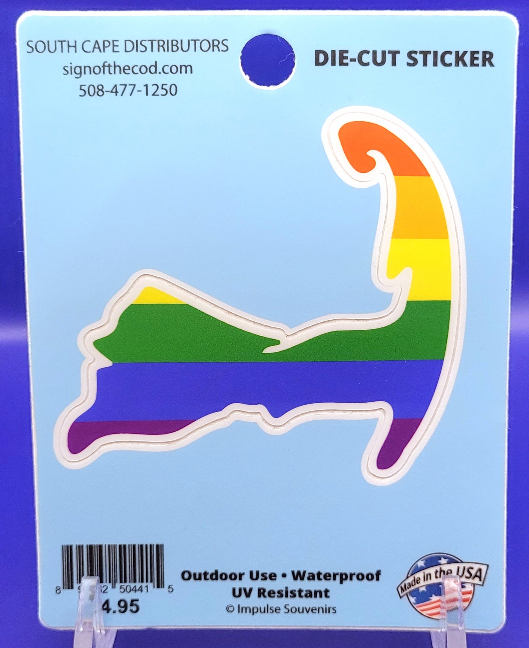 Pride Cape Arm Sticker – Popponesset Beach Company