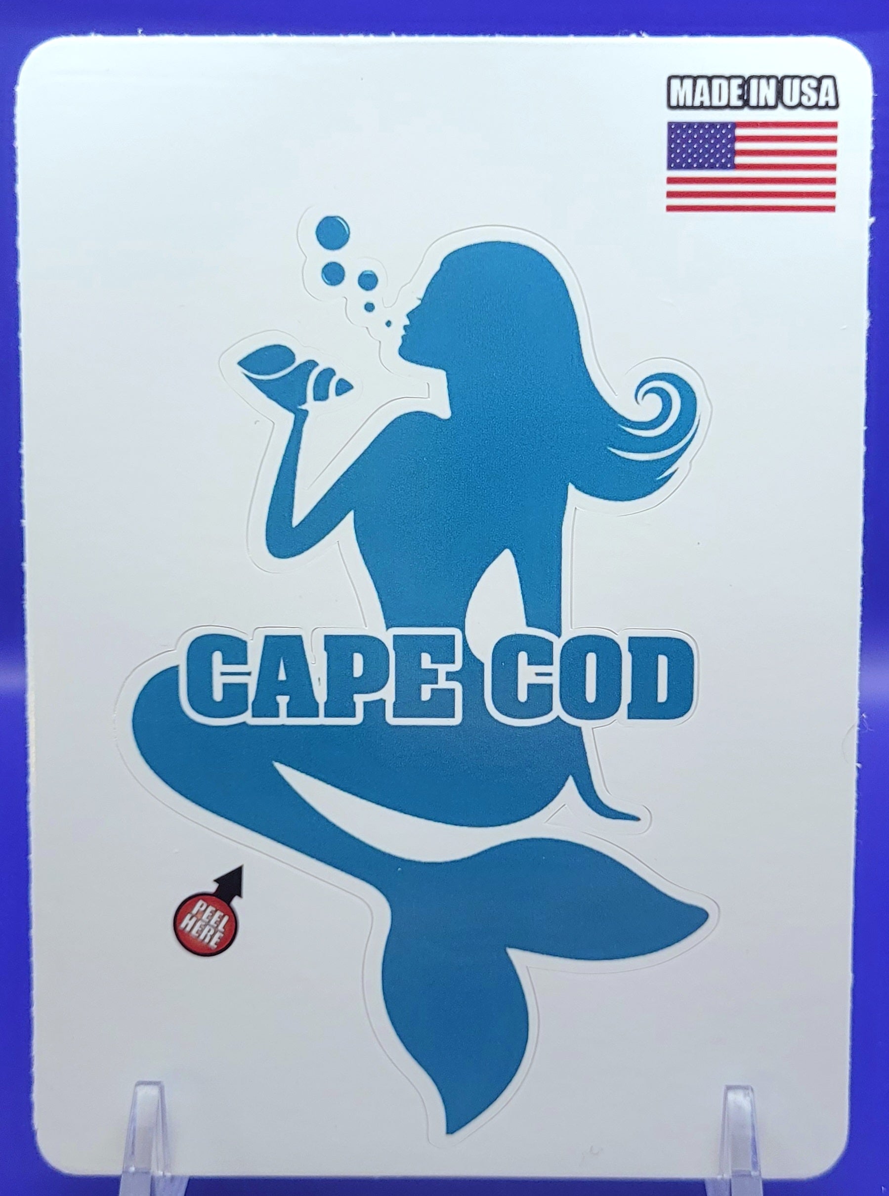 Cape Cod Mermaid Sticker – Popponesset Beach Company